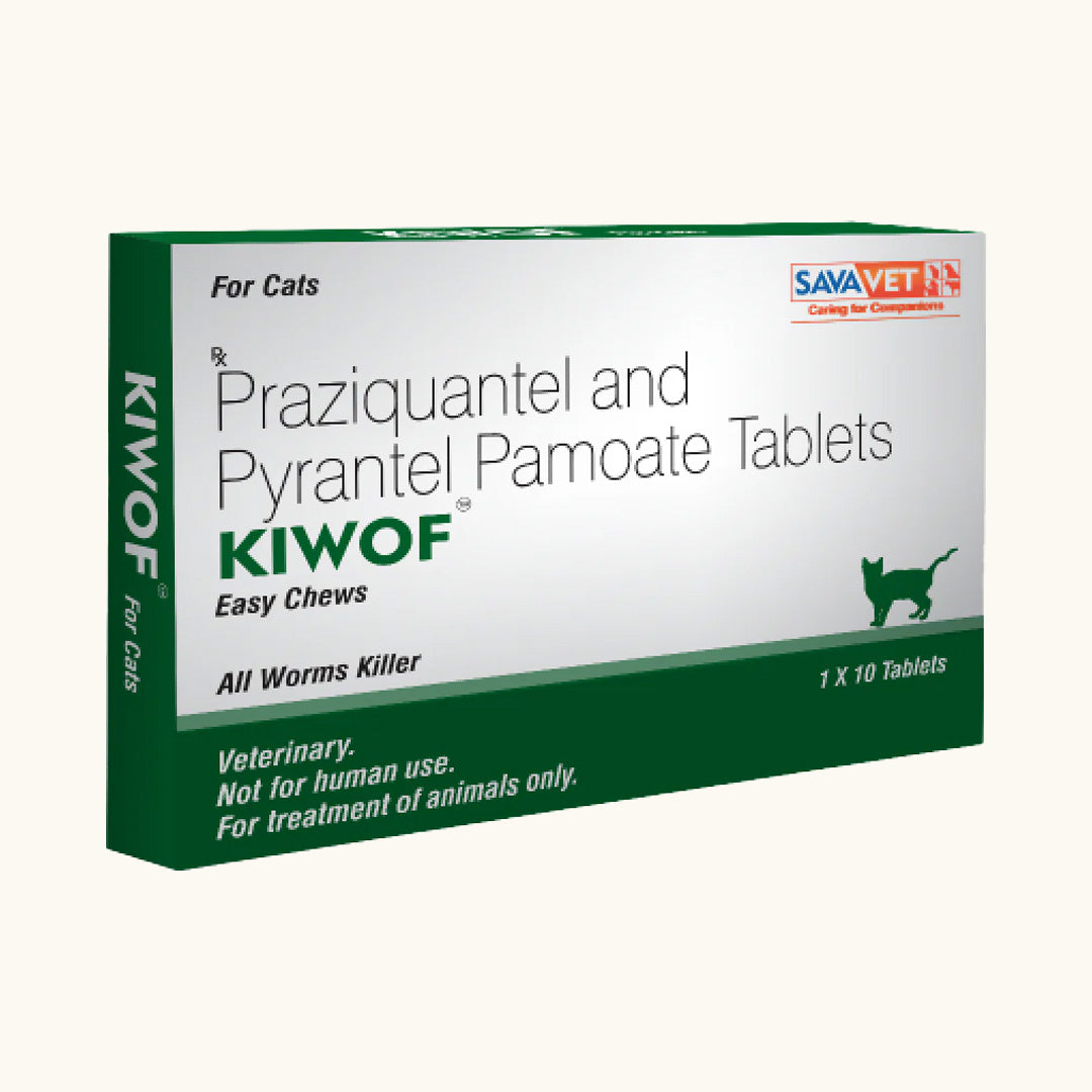 Savavet Kiwof Cat Deworming Tableta and Savavvet Vaav Syrup for Cats C